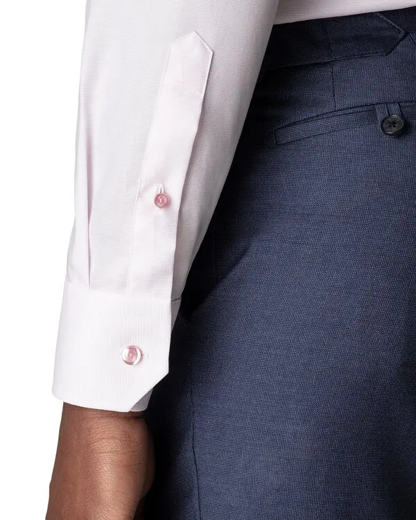 Eton Contemporary Fit Textured Solid Shirt