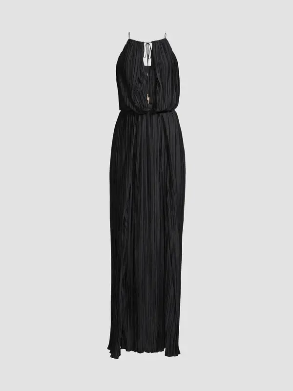 Significant Other Adeline Pleated Maxi Dress - Midnight