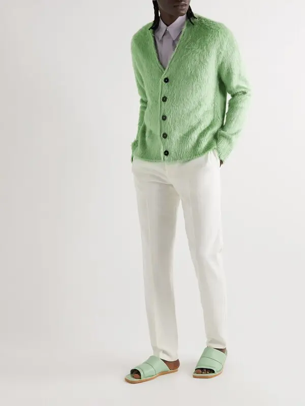 JIL SANDER Brushed Silk Cardigan