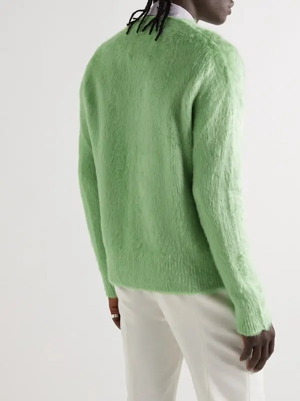 JIL SANDER Brushed Silk Cardigan