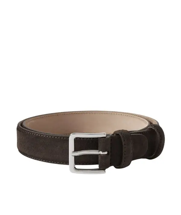 Mr P. Suede Belt - Brown