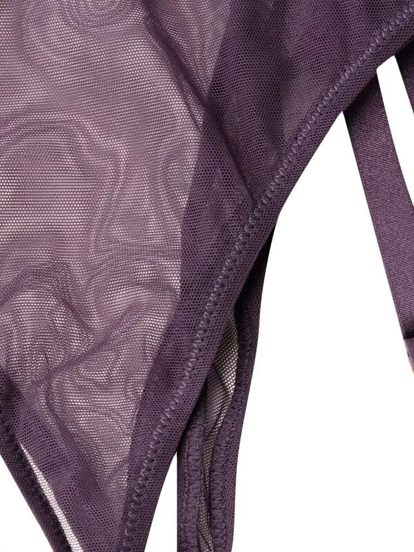 MAISON CLOSE L'amoureuse High-waisted Suspender Briefs