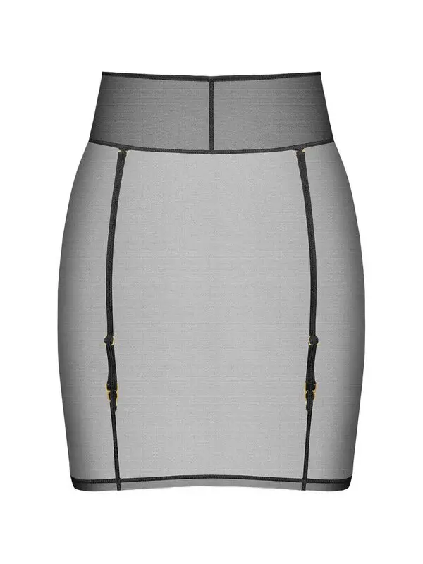 MAISON CLOSE L'amoureuse Garter Skirt - Black