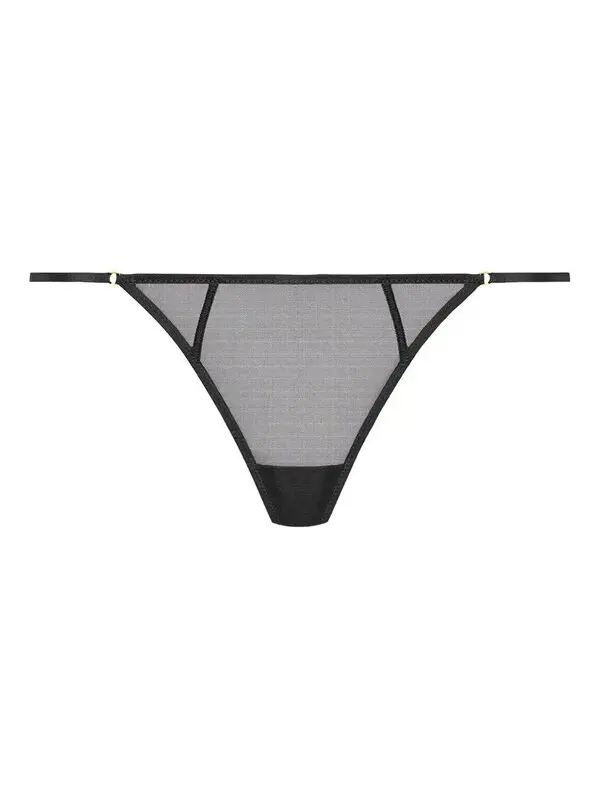 MAISON CLOSE L'amoureuse Mini String Thong - Black