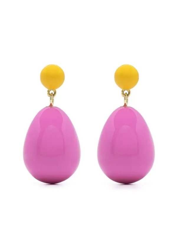 ESHVI Drop Earrings - Pink