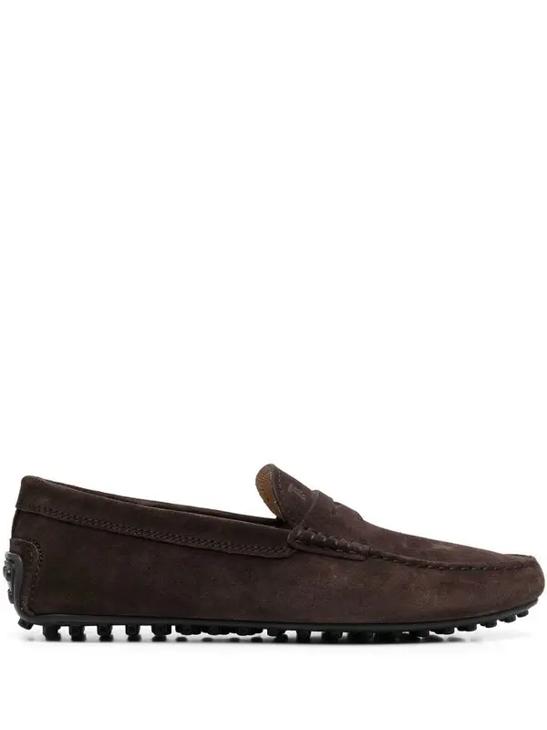 TOD'S Gommino Penny Loafers - Brown