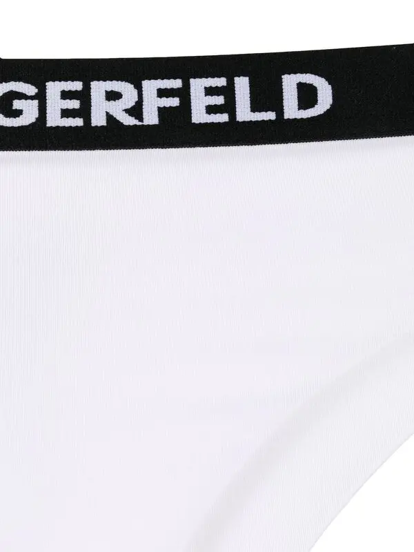 Karl Lagerfeld Logo-waisted Bikini Brief
