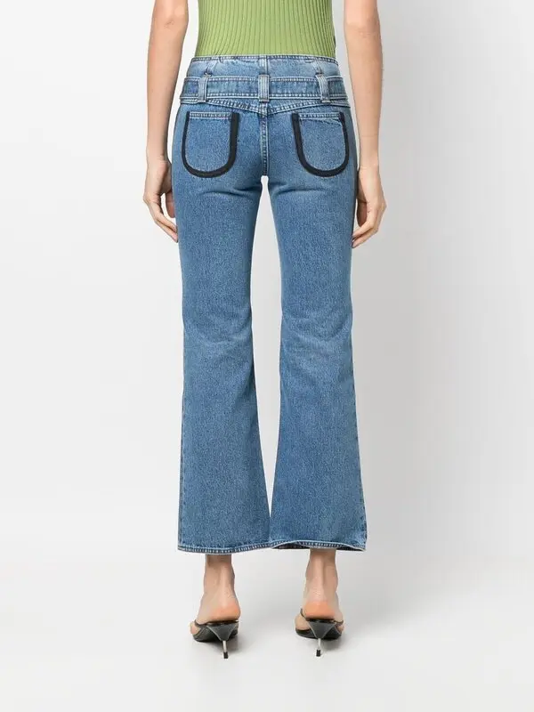 CORMIO Cropped Bootcut Jeans