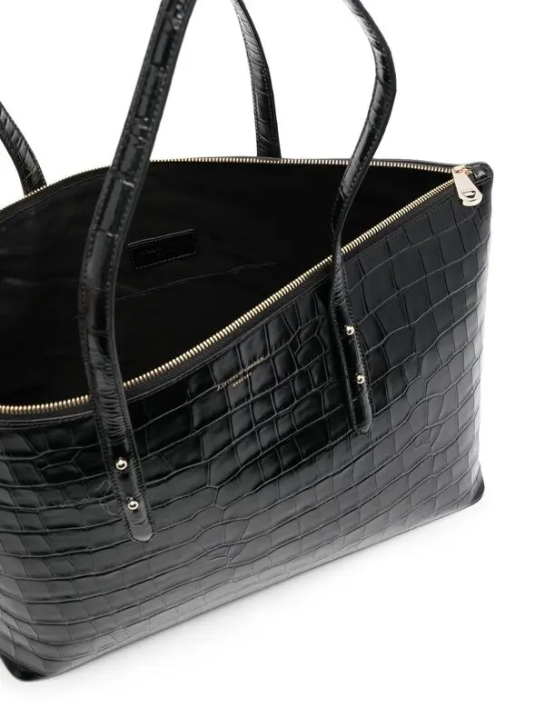 Regent Crocodile-effect Tote Bag