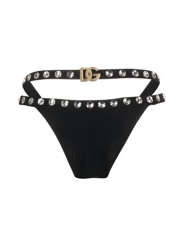 Dolce & Gabbana Crystal-embellished Bikini Bottom