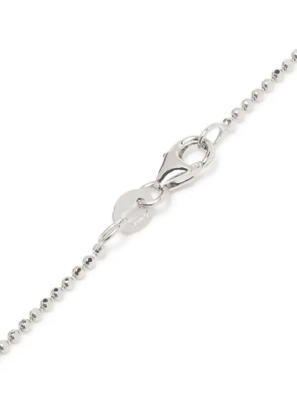 ANITA KO 18kt White Gold Diamond Palm Leaf Necklace