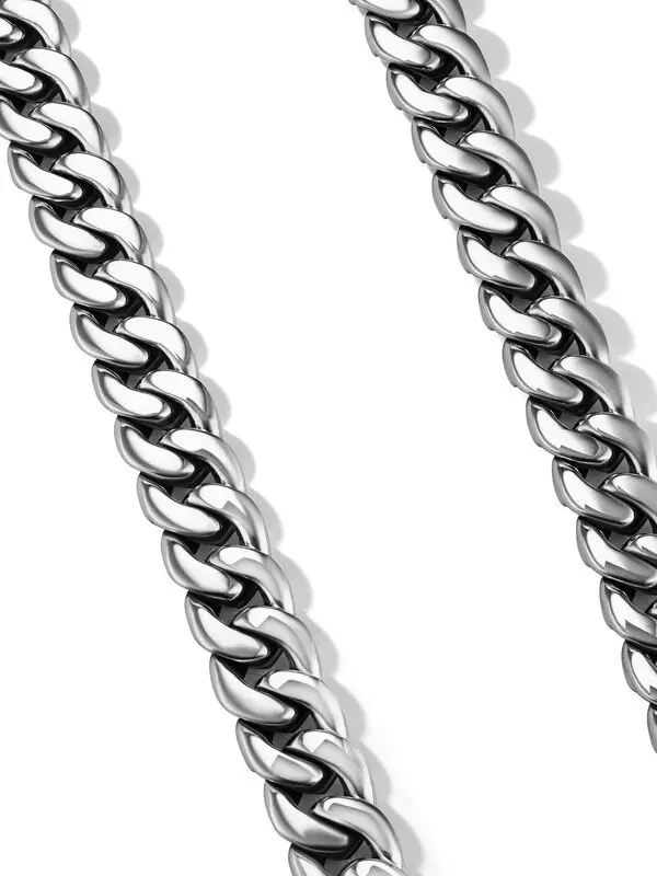 David Yurman 11.5mm Curb Chain Necklace - Silver