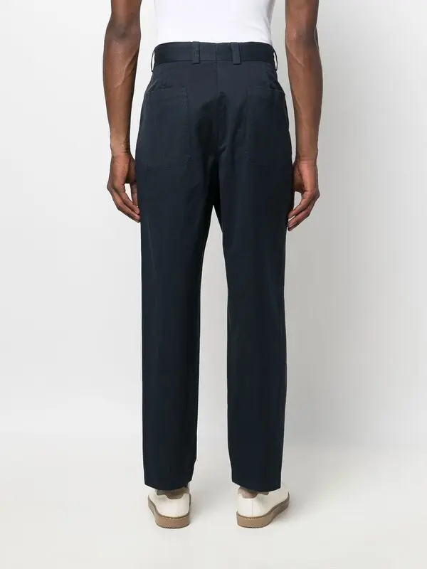 Vince Straight-leg Chino Trousers - Blue