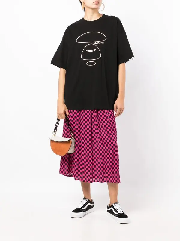 AAPE BY *A BATHING APE Moonface Graphic-print T-shirt