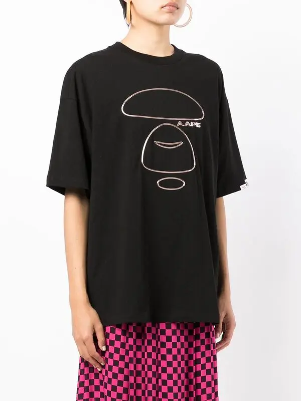 AAPE BY *A BATHING APE Moonface Graphic-print T-shirt