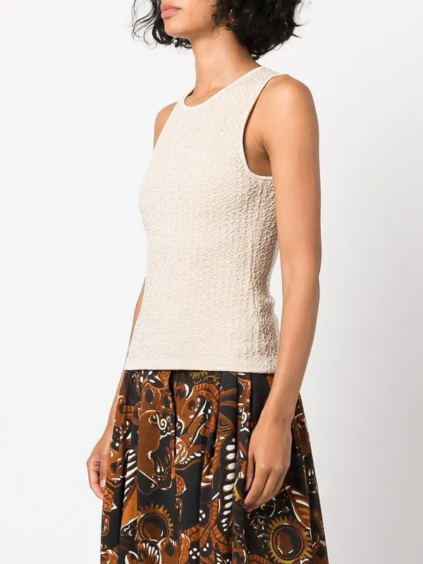 Galvan Selene Sleeveless Top - Neutrals