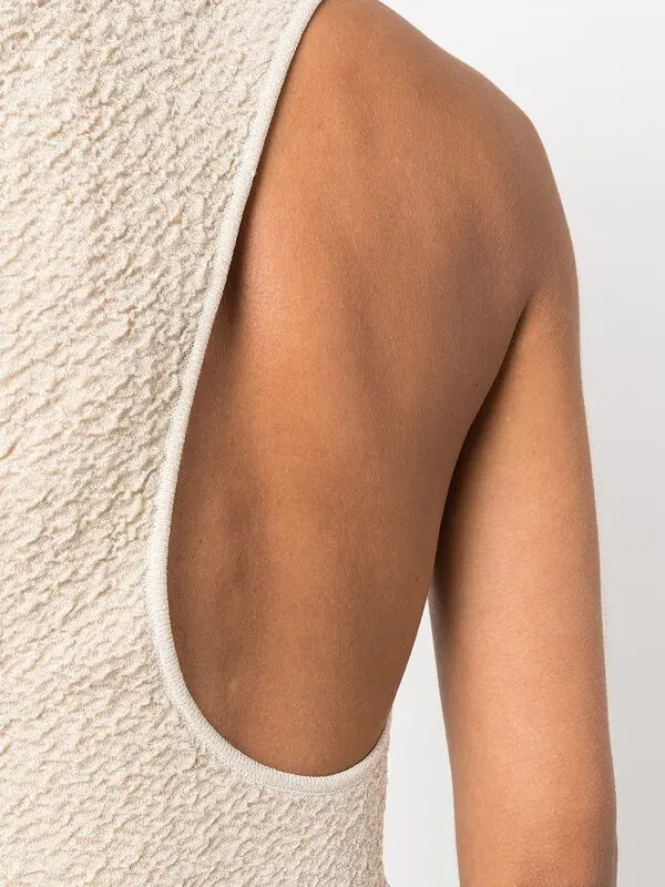 Galvan Selene Sleeveless Top - Neutrals