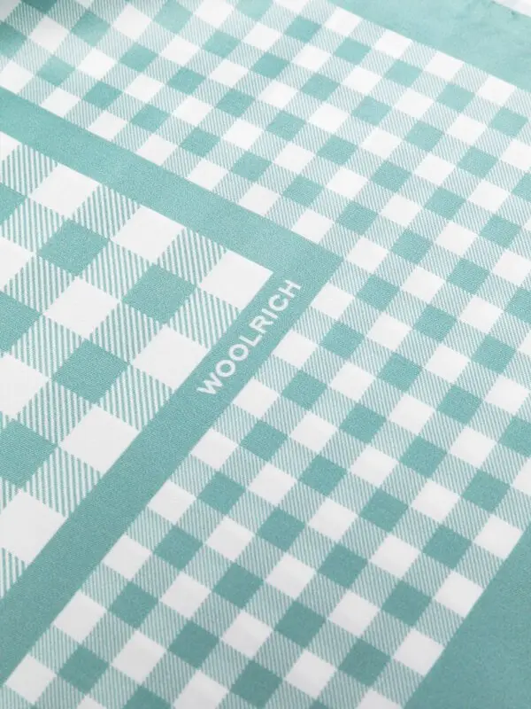 Woolrich Gingham Silk Scarf