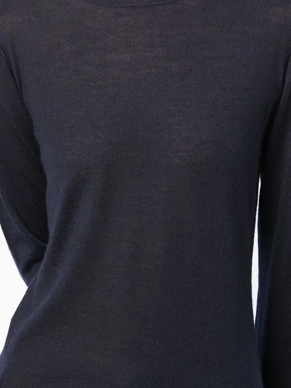 N.peal Long-sleeve Cashmere Jumper - Blue
