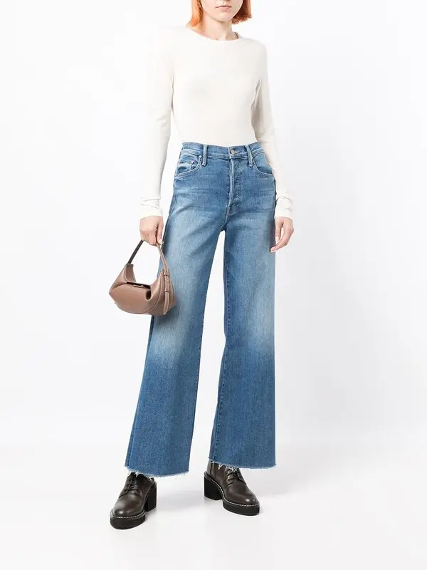 N.peal Round Neck Knit Jumper - White