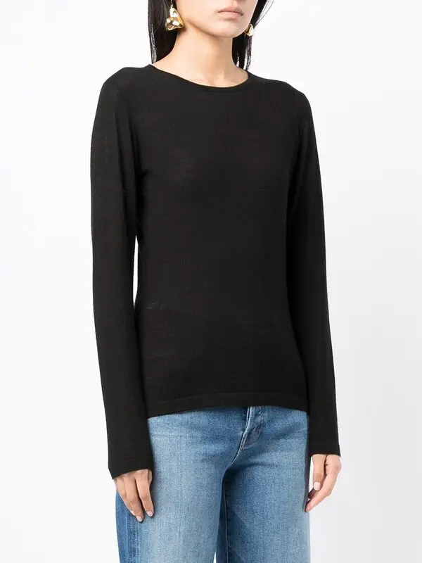 N.peal Long-sleeve Jumper - Black