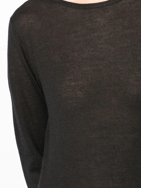 N.peal Long-sleeve Jumper - Black