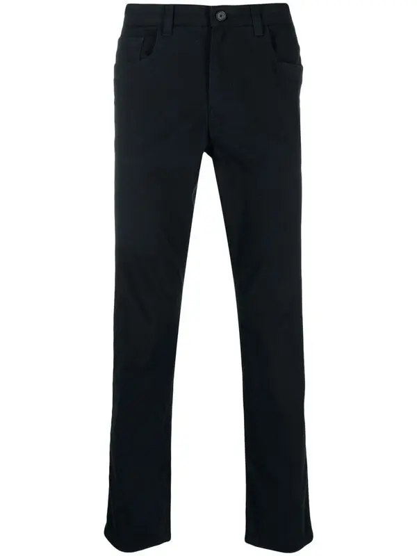 Vince Dylan Low-rise Straight-leg Trousers - Blue