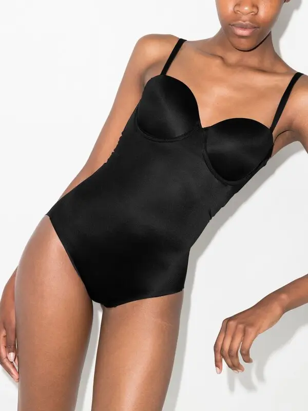 Spanx Suit Ur Cupped Bodysuit - Black