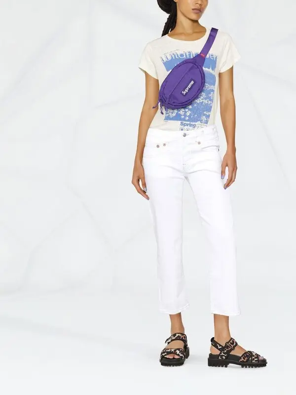 R13 Distressed-edge Straight-leg Jeans