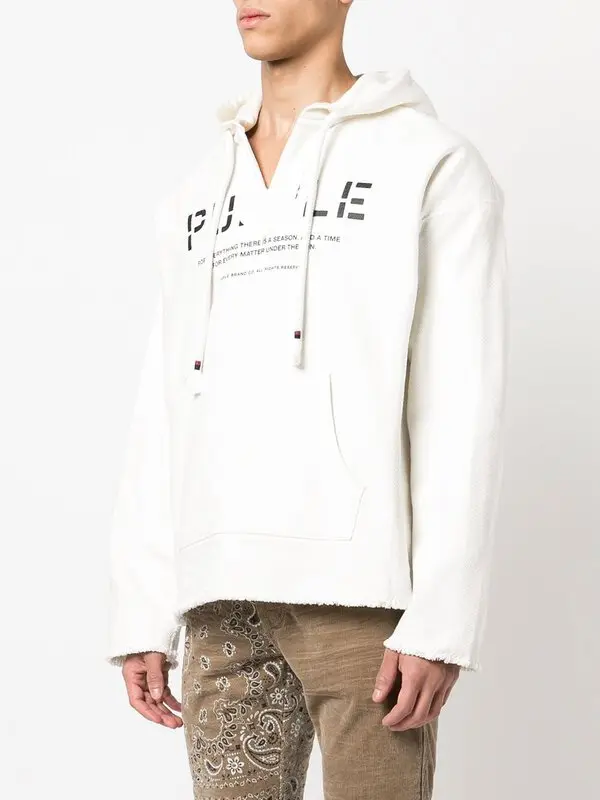 PURPLE BRAND Graphic Print Hoodie