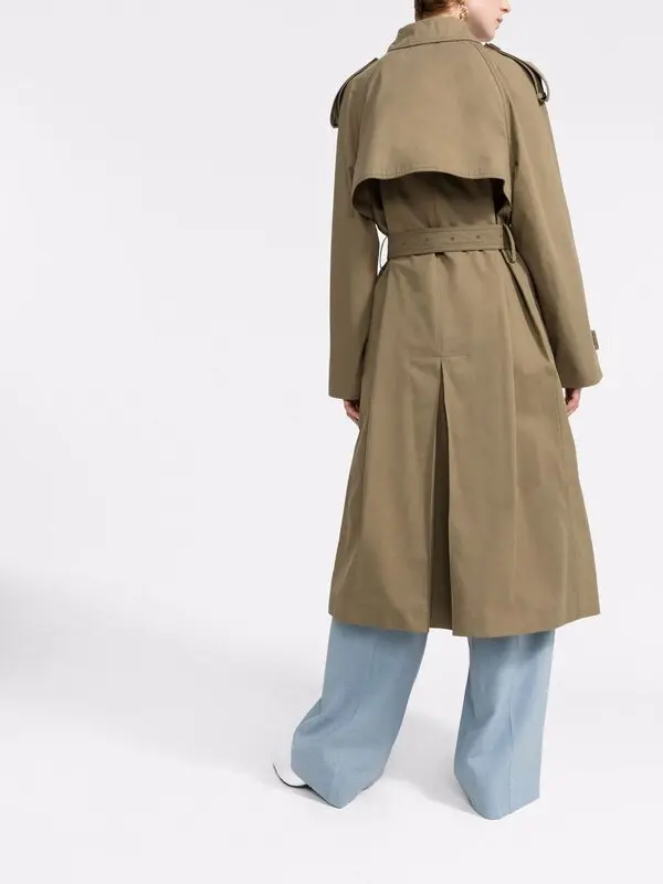 THERE WAS ONE Long Cotton Trench Coat