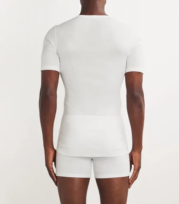 Hanro Cotton Pure V-neck T-shirt - White