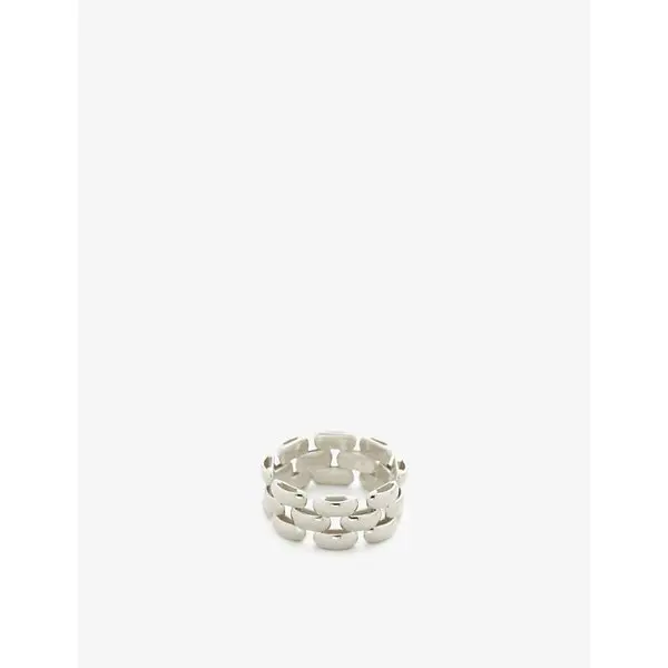 Monica Vinader Chain-link Sterling Ring - Silver