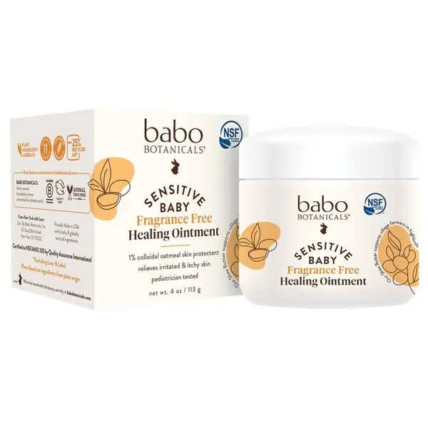 BABO BOTANICALS Sensitive Baby All Natural Healing Ointment Fragrance Free - One-color