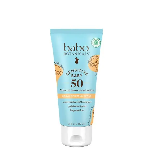 BABO BOTANICALS Baby Skin Mineral Sunscreen Spf 50 Lotion Fragrance Free - One-color
