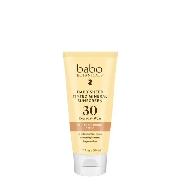 BABO BOTANICALS Daily Sheer Tinted Face Mineral Sunscreen Spf 30 - One-color