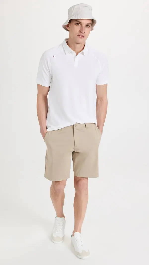 RHONE Commuter Shorts 9 - Khaki