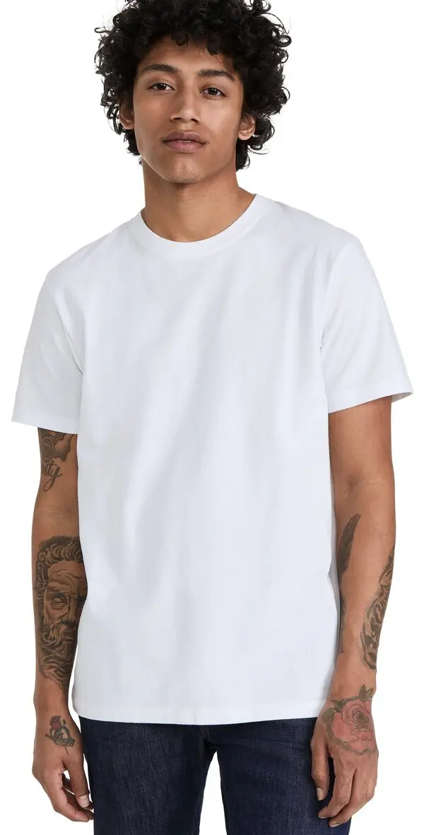 FRAME Logo Tee - Blanc