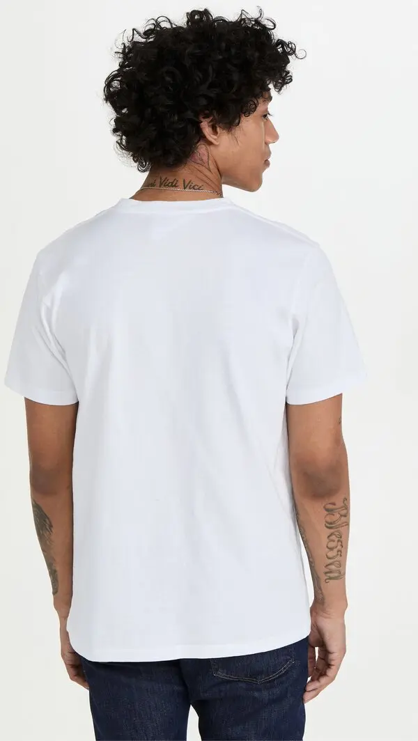 FRAME Logo Tee - Blanc