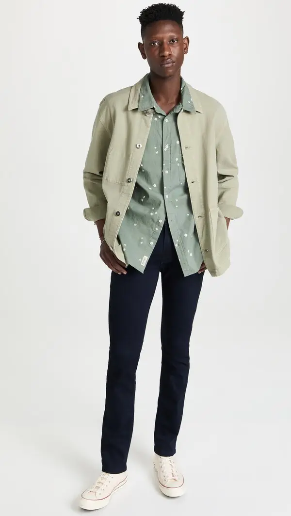 Paige Federal Transcend Slim Straight Jeans - Inkwell
