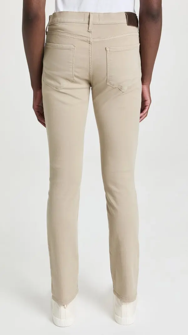 Paige Federal Transcend Slim Straight Jeans - Toasted Almond