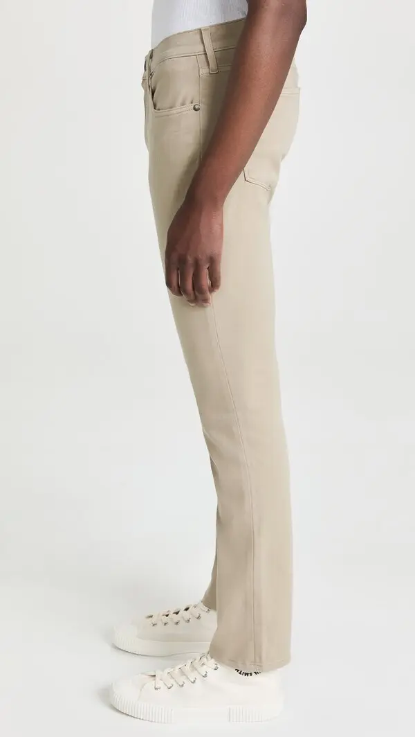 Paige Federal Transcend Slim Straight Jeans - Toasted Almond