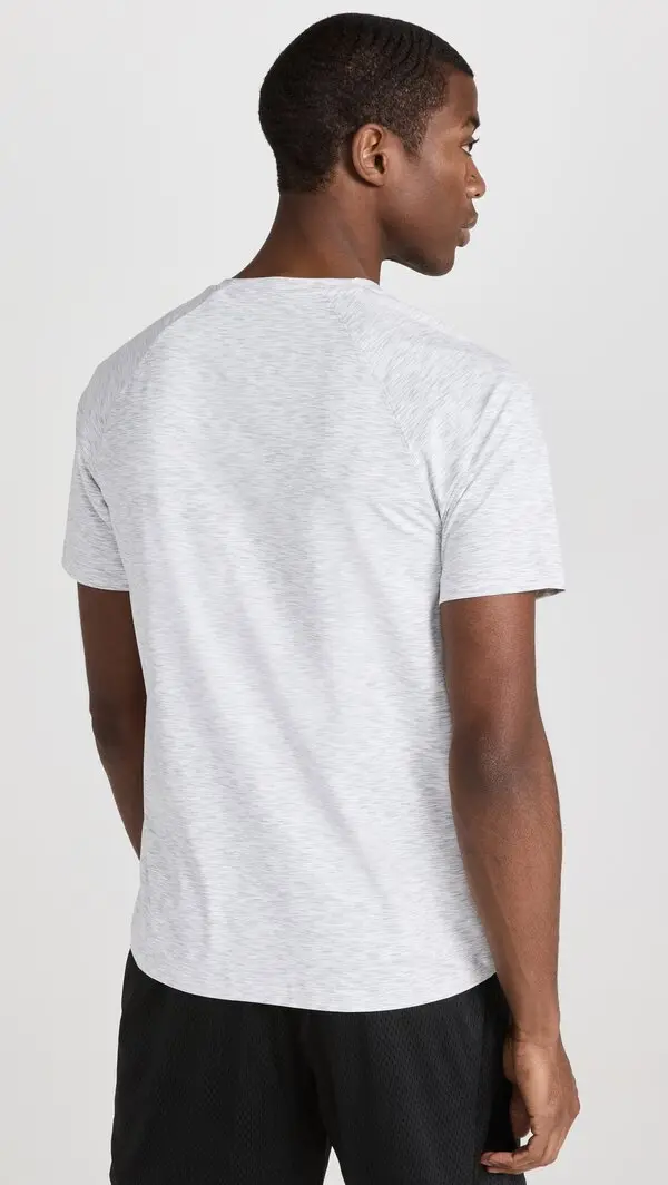 RHONE Reign Short Sleeve Tee - Gray Space Dye