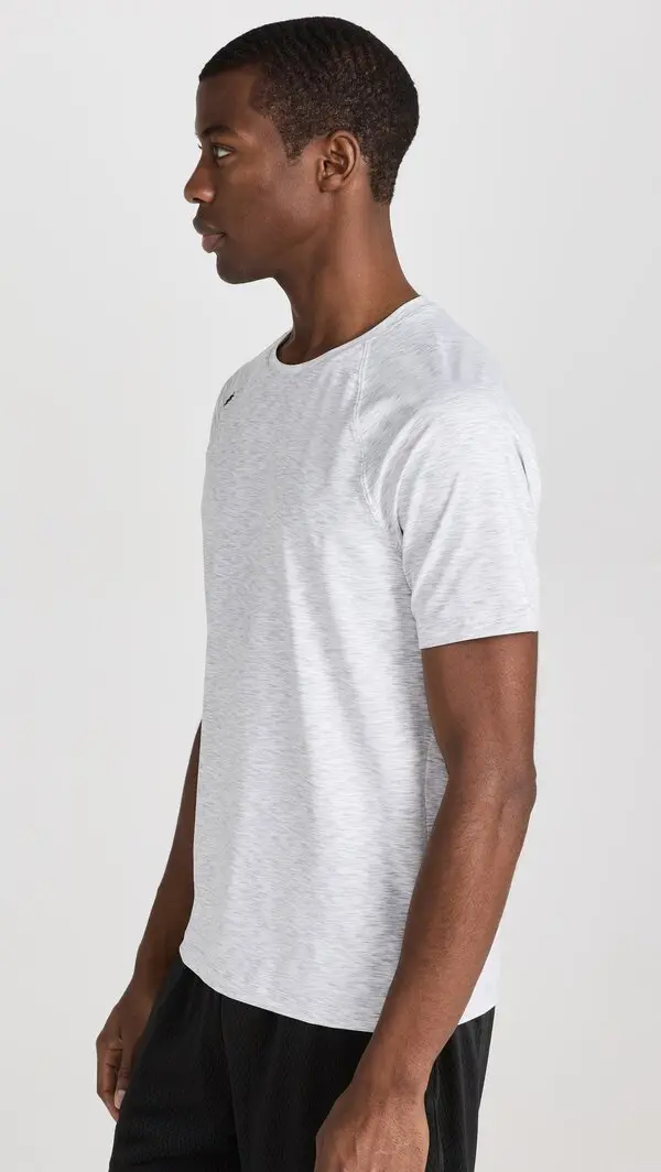 RHONE Reign Short Sleeve Tee - Gray Space Dye