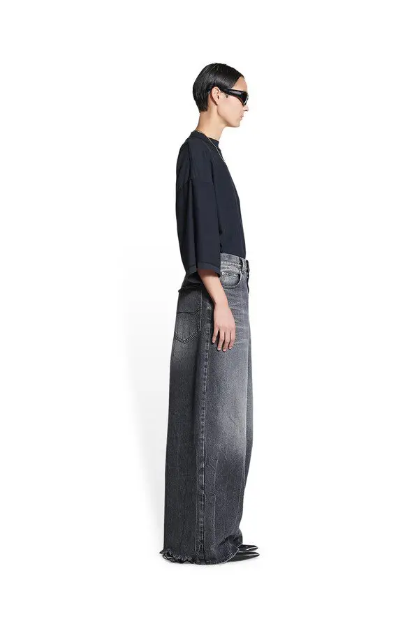 Balenciaga Low Crotch Jeans - Black | Editorialist