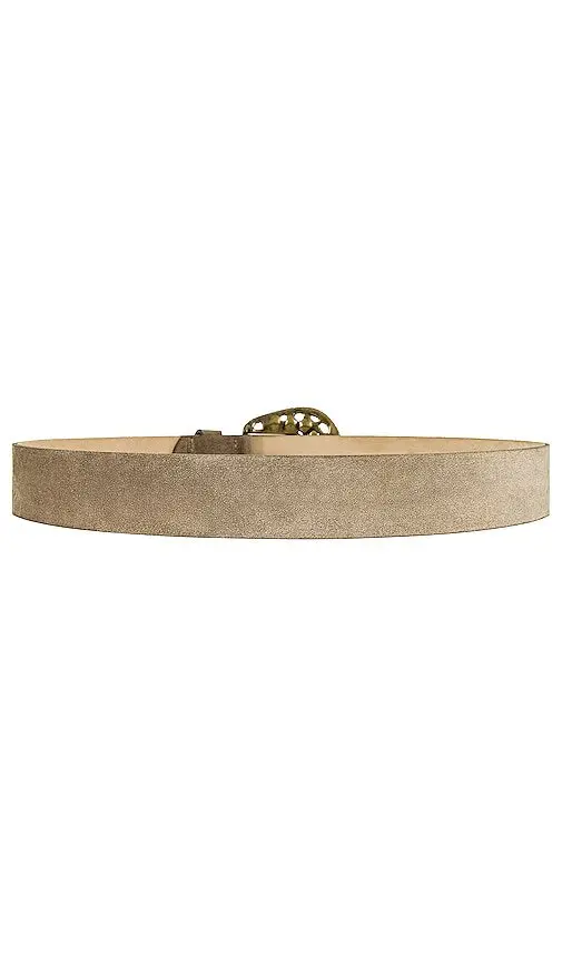 Streets Ahead Savannah Suede Belt The Savanna Belt – Italian Suede Belt with Vintage Gold  main image 4