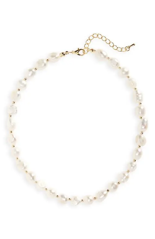 PETIT MOMENTS Ren Freshwater Pearl Collar Necklace - Multi