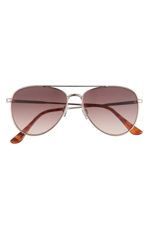 Bp. 55mm Gradient Aviator Sunglasses - Goldrown