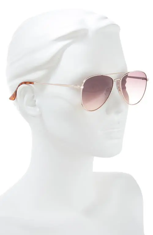 Bp. 55mm Gradient Aviator Sunglasses - Goldrown