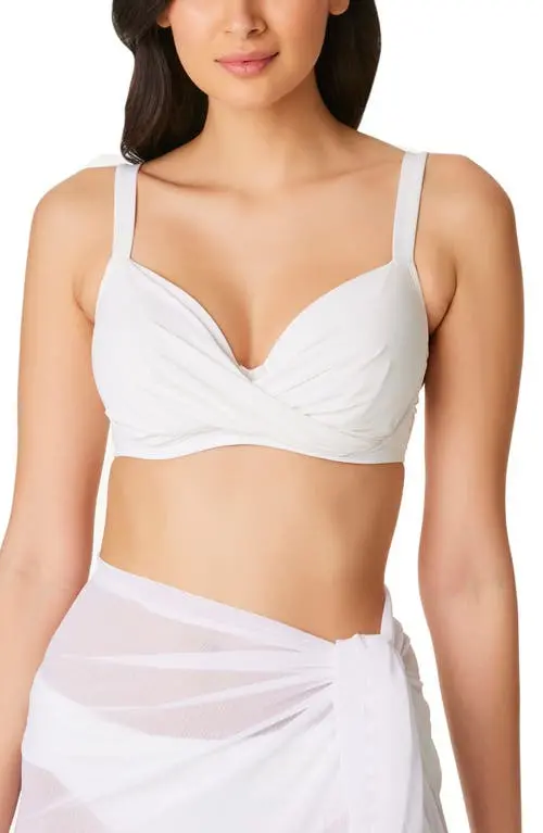 ROD BEATTIE Kore D- & Dd-cup Underwire Bikini Top - White